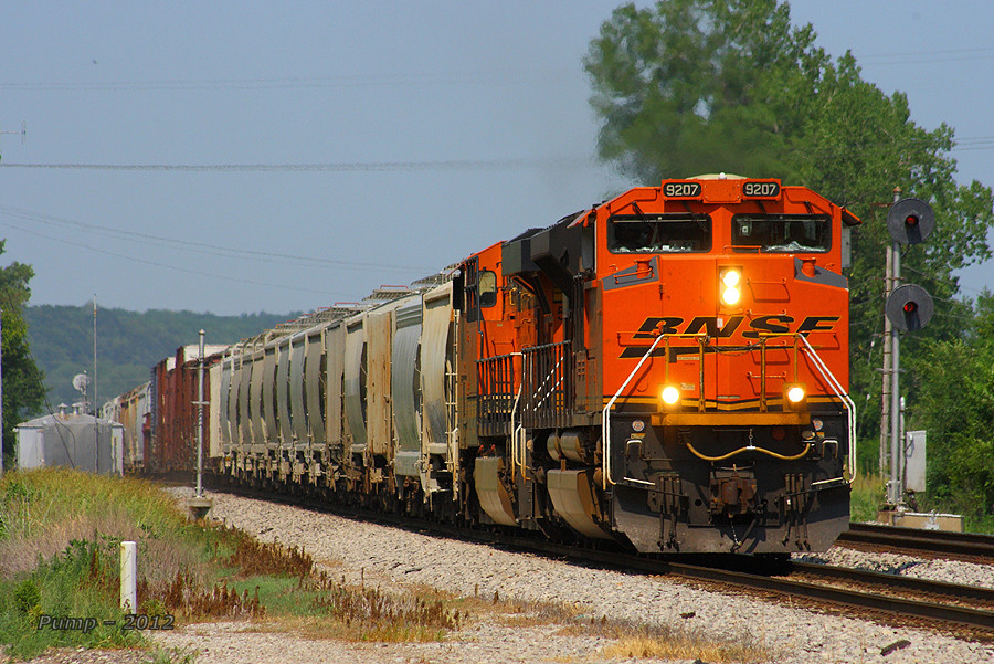 Westbound BNSF Mixed Freight Train